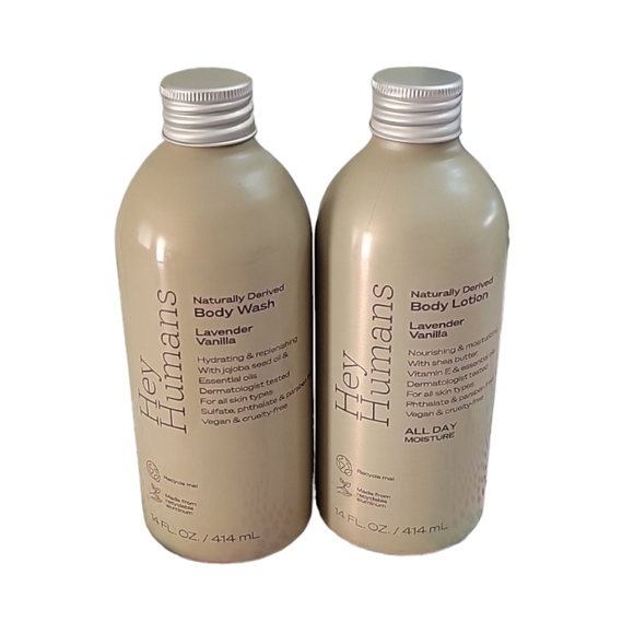 Bath & Body | Hey Humans Lavender Vanilla Body Wash Body Lotion Set ...